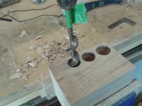 Auger box – goatboys woodshop
